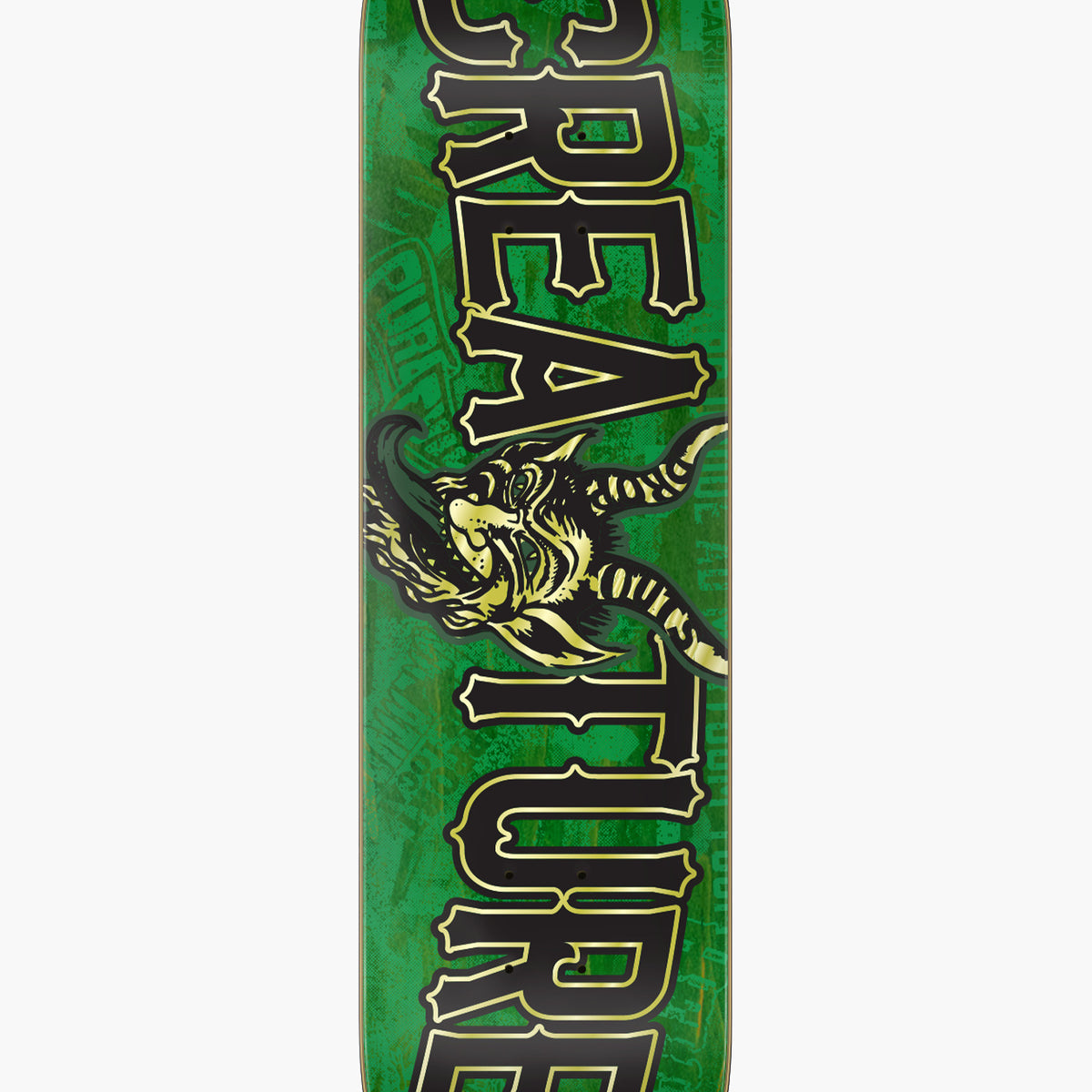 Drop Out 7 Ply Birch Creature Deck in green – TITUS