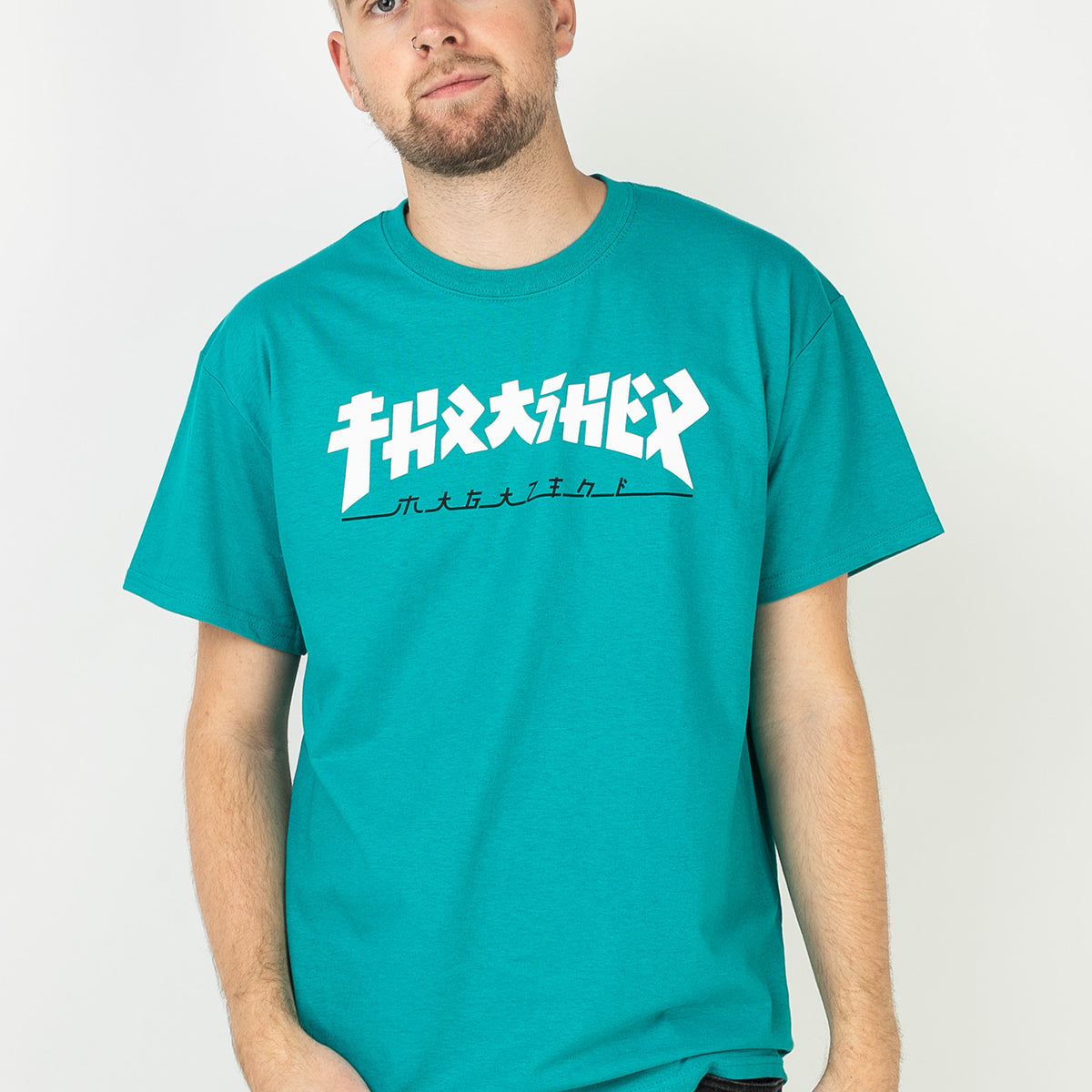 Godzilla Thrasher T-Shirt in jade – TITUS