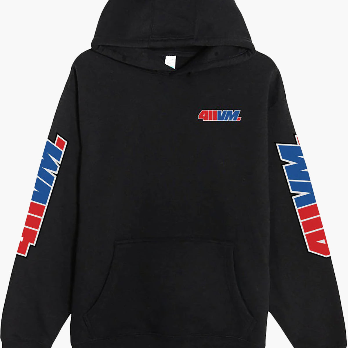 411VM Logo (Red/Blue) 411 Hoodie in black für Herren – TITUS